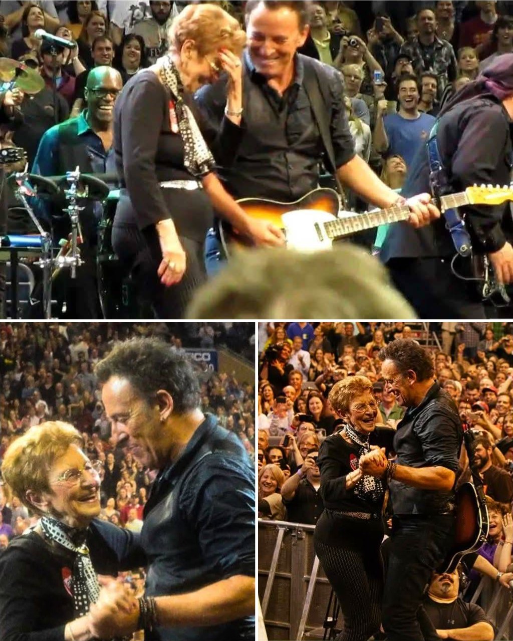 Bruce Springsteen Stops Sold-Out Show to Dance with His 90-Year-Old Mom ...