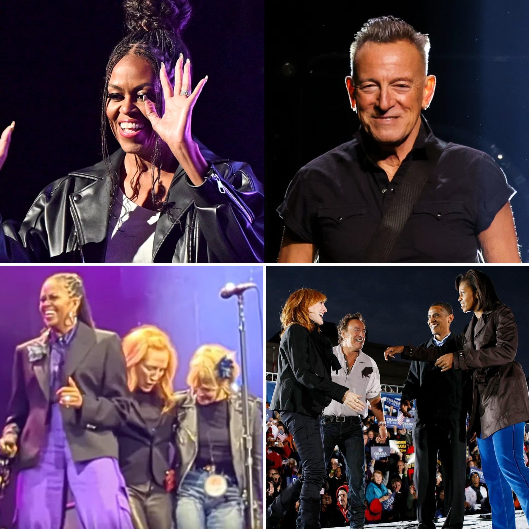 When Michelle Obama, Kate Capshaw, and Patti Scialfa Took the Stage ...