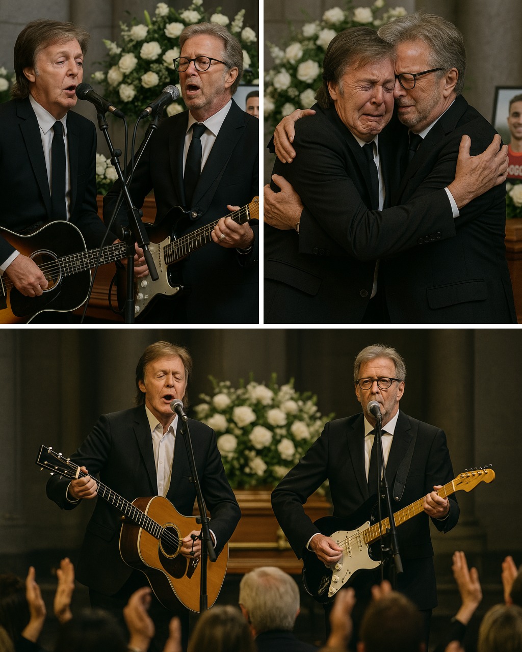 No one saw it coming. No lights. No announcement. Just Eric Clapton ...